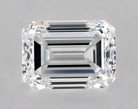 GIA 1.33 Carat E-VS1 Good Cut Emerald Diamond Falling Edge Pavé Diamond ...