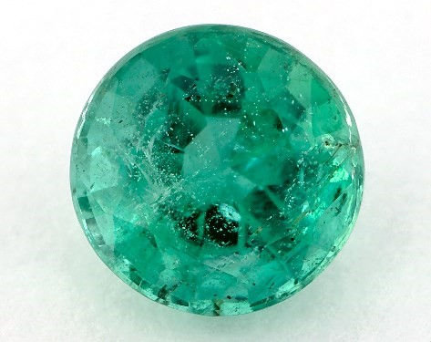 1.63 Carat Round Natural Green Emerald-28595