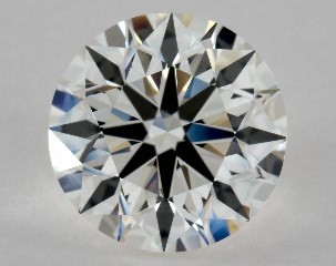 2.32 Carat Round Cut Solitaire Engagement Ring in 14K White Gold - 1705281