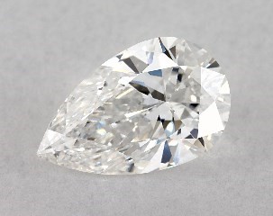 0.80 Carat Pear Shaped Halo Engagement Ring in Platinum - 1953957