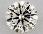 GIA 0.65 Carat L-IF Excellent Cut Round Diamond Knife Edge Cathedral ...