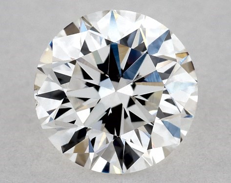 0.82 Carat F-VS1 Very Good Cut Round Diamond Petite Pavé Cathedral ...